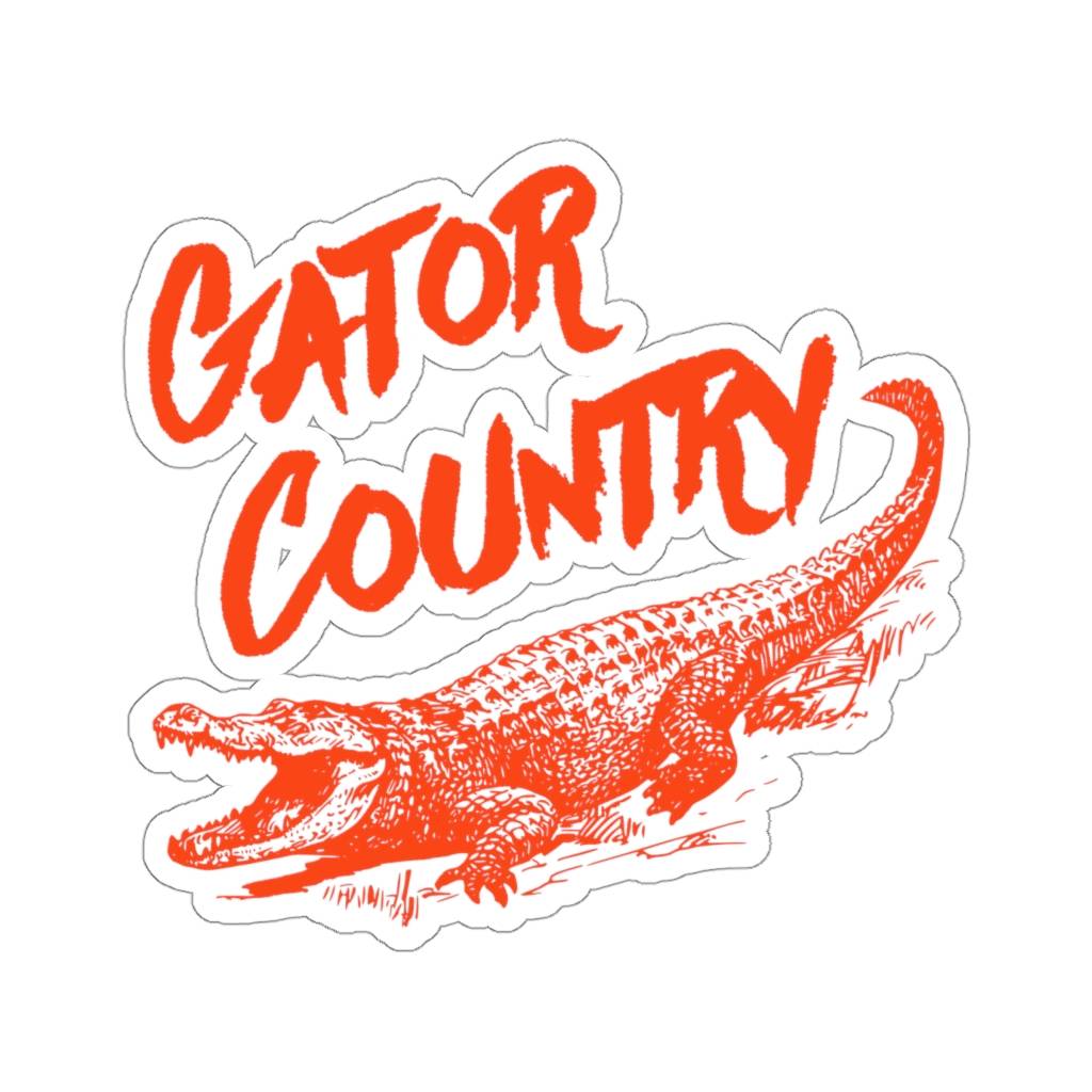 Gator Country Florida Gators Sticker - Tailgator Central